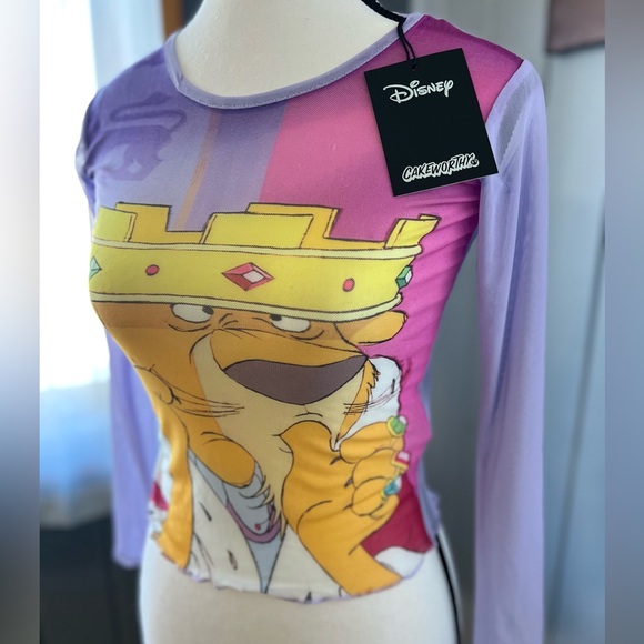 Disney | Tops | Disney Prince John Mesh Top | Poshmark